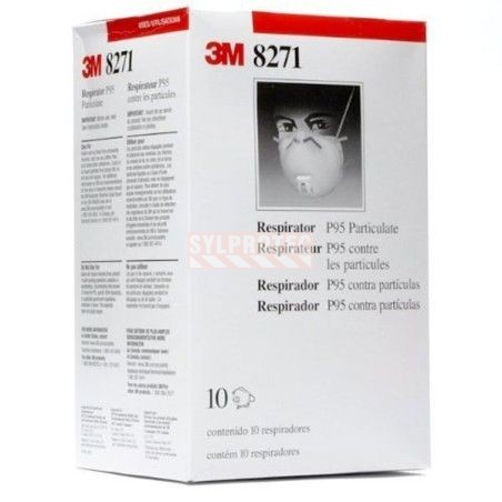 3M P95 model 8271 particulate respirator with a Cool FlowTM valve ...