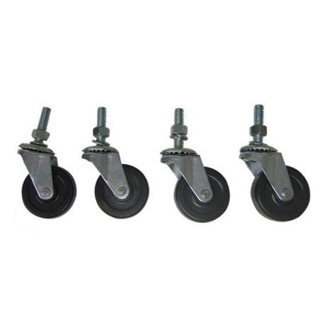 Casters for portable welding screen (4 casters) | Sylprotec.com